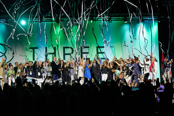 THREE主办的发布会人数打破纪录