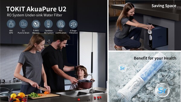 TOKIT Unveils State-of-the-Art Water Filter Collection AkuaPure Crafted ...