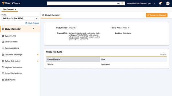 Major Release of Veeva Site Connect Streamlines Clinical Trial ...