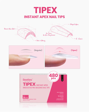 New Breakthrough in Nail Design: Beetles Launches TIPEX Instant Apex ...